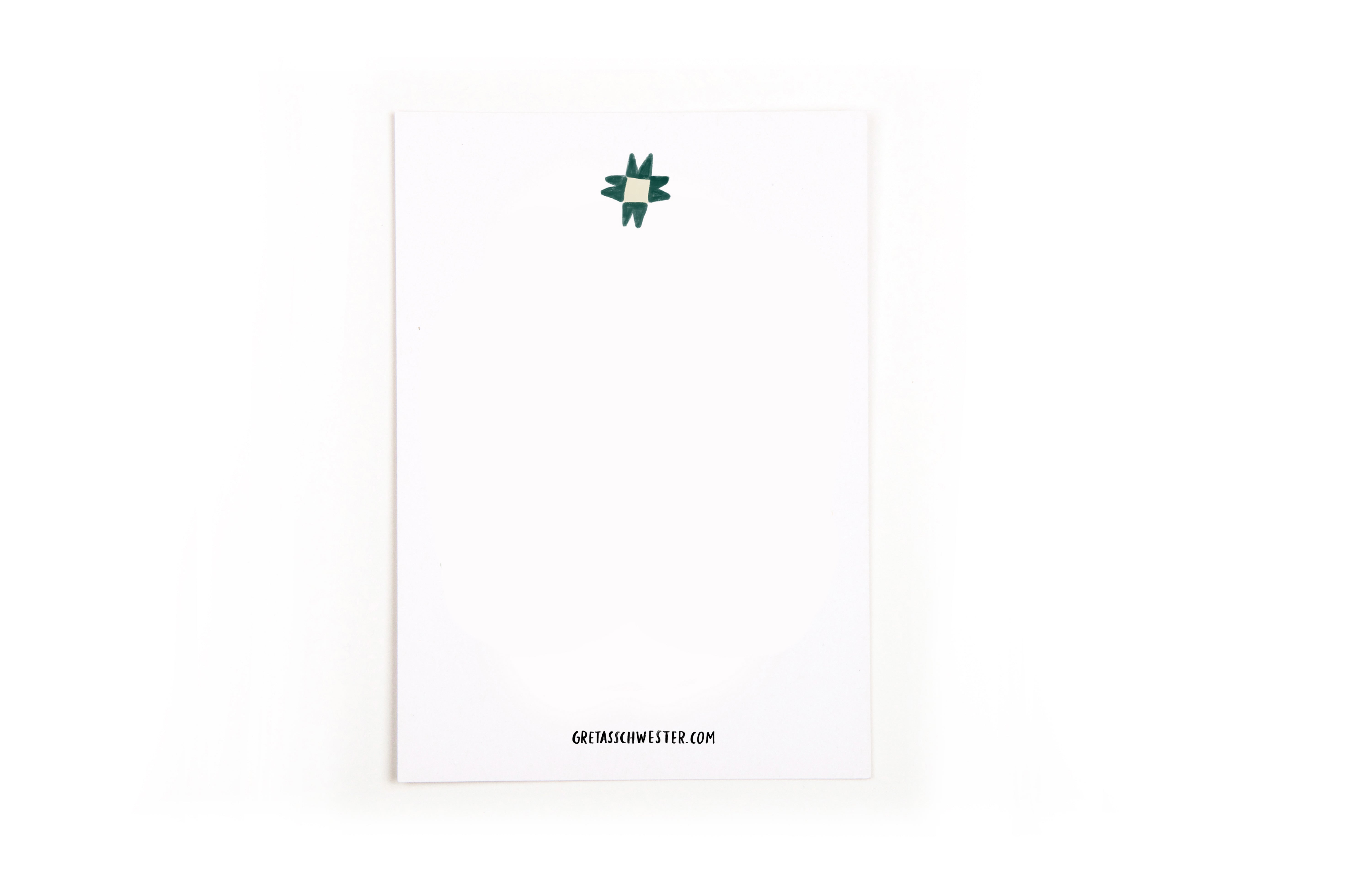 Postkarte Merry first Christmas – Gretas Schwester